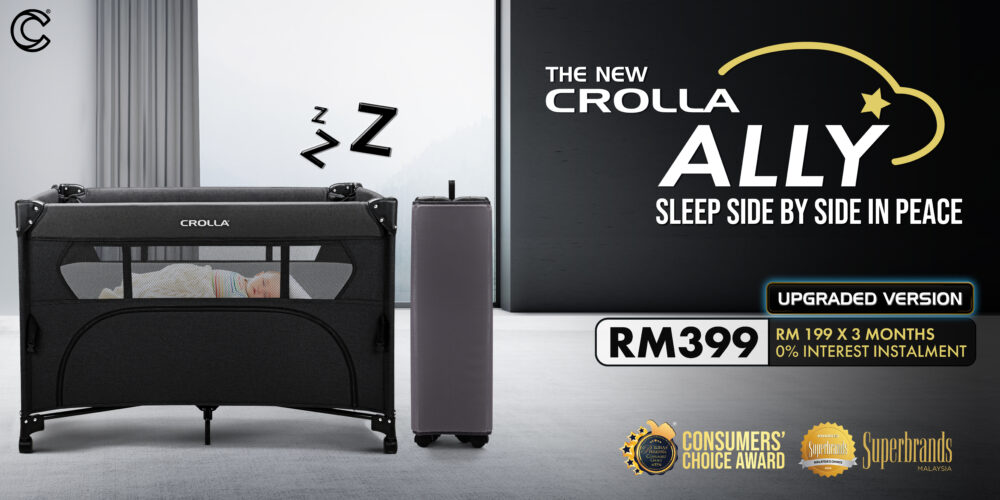 (UPGRADED) New Crolla® Ally (Two Tone Grey) - Crolla Baby