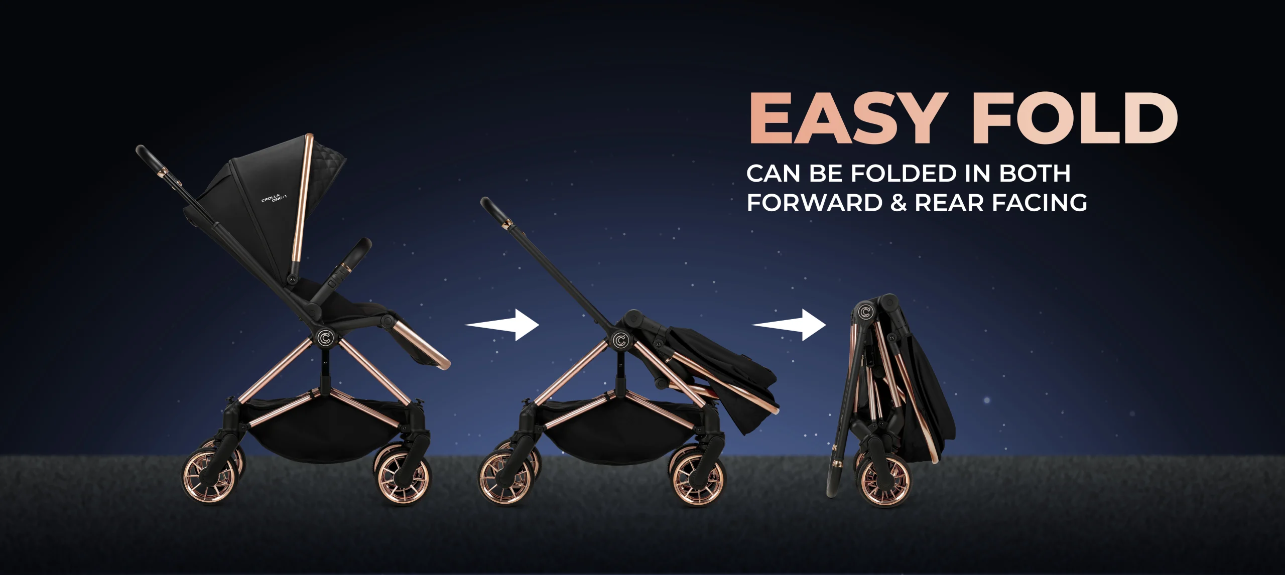 Crolla One 01 | Easy Fold & Lightweight Stroller